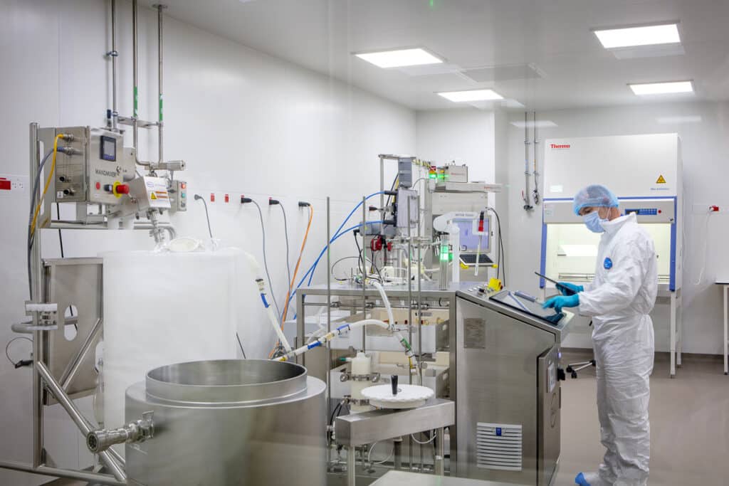 RD-Biotech, a new unit for the DNA plasmid manufacturing, GMP grade